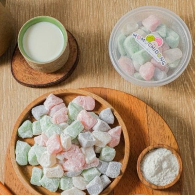 Jual Mochi Polos Rasa Buah | Mochi Topping Yogurt | Mochi Salju 4 Rasa ...