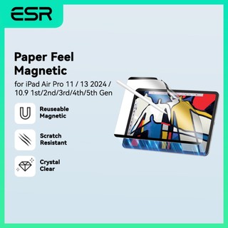 Jual ESR Paper Feel Magnetic Screen Protector iPad Air Pro 11 13 2024 ...