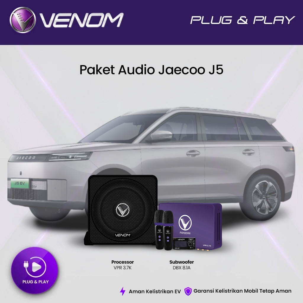 Jual Venom Express Jaecoo J5 EV Paket Audio Sultan - Venom Pandora DSP ...