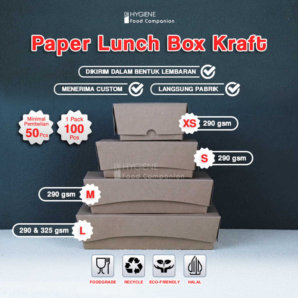 Jual Paper Lunch Box Terlengkap & Harga Terbaru Mei 2026 | Shopee Indonesia