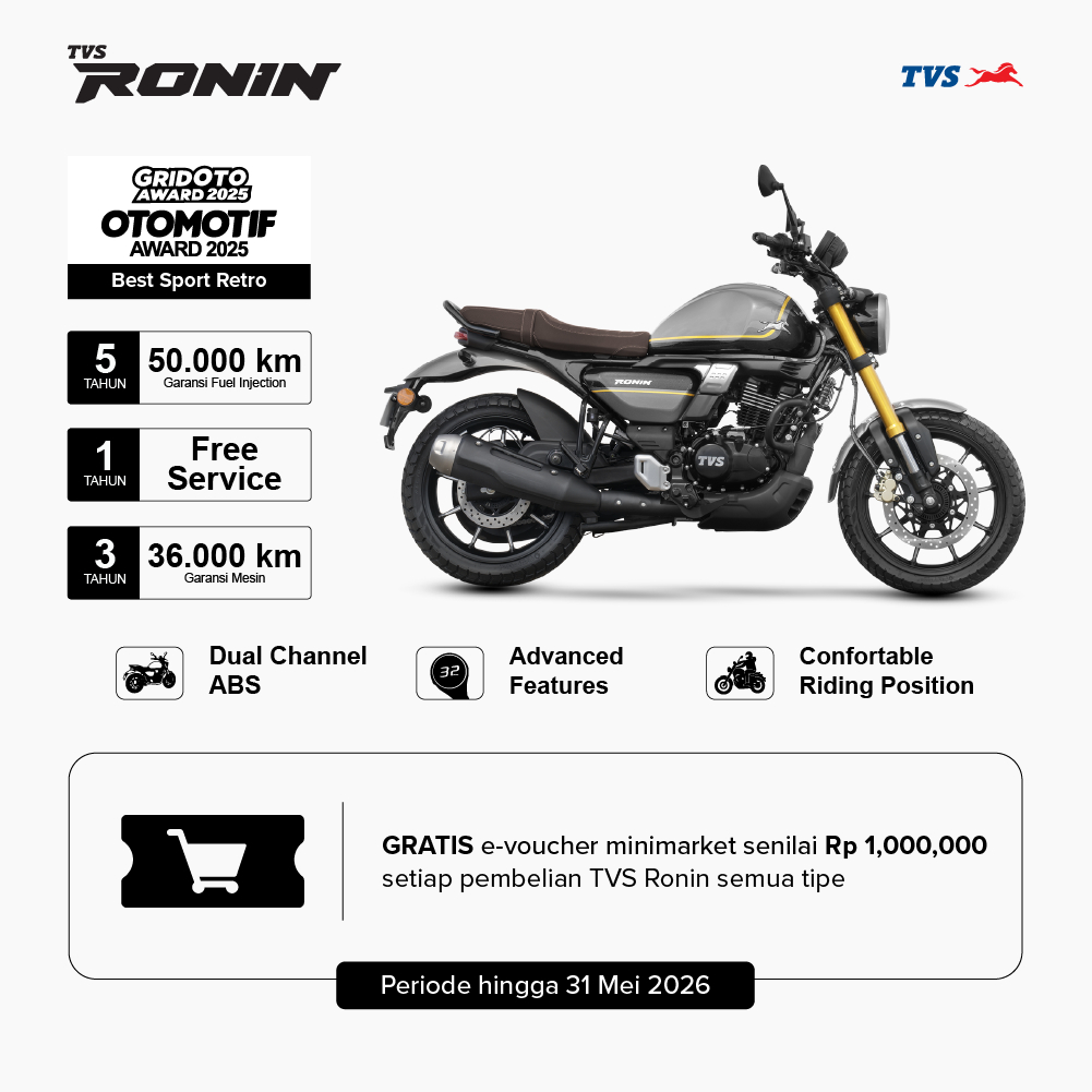 Toko Online TVS Motor Official Store | Shopee Indonesia