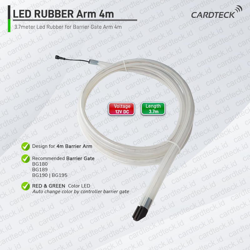 Jual Lampu & Karet Pelindung Palang Parkir 4meter Portal Otomatis ...
