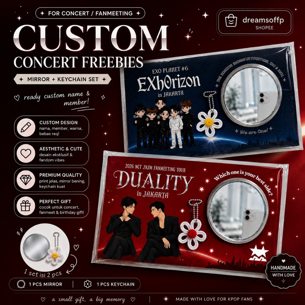 Jual [Custom] Freebies EXO Concert – Mini Gift / Fanmade Souvenir ...
