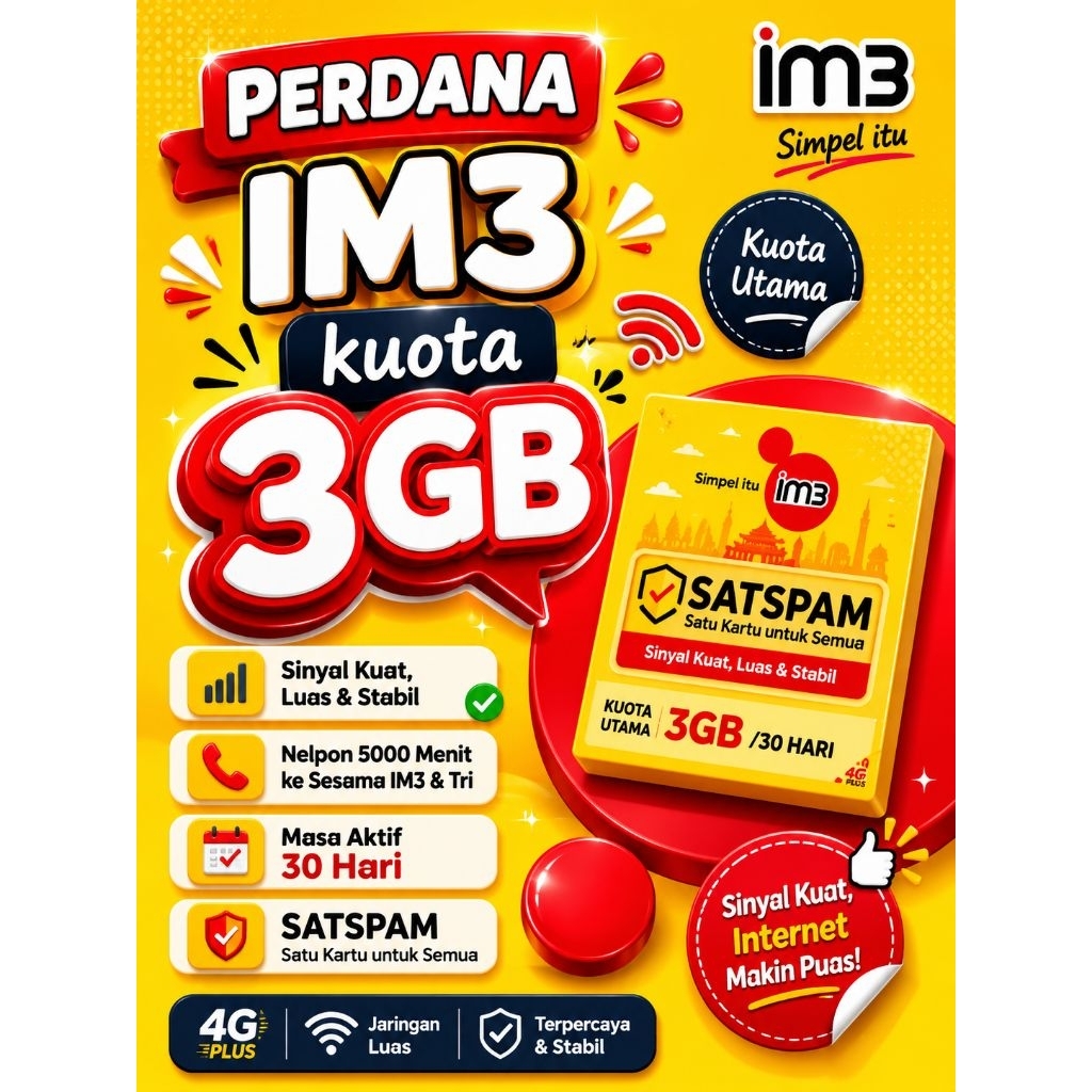 Jual Kartu Indosat Kuota Terlengkap & Harga Terbaru Juni 2026 | Shopee ...