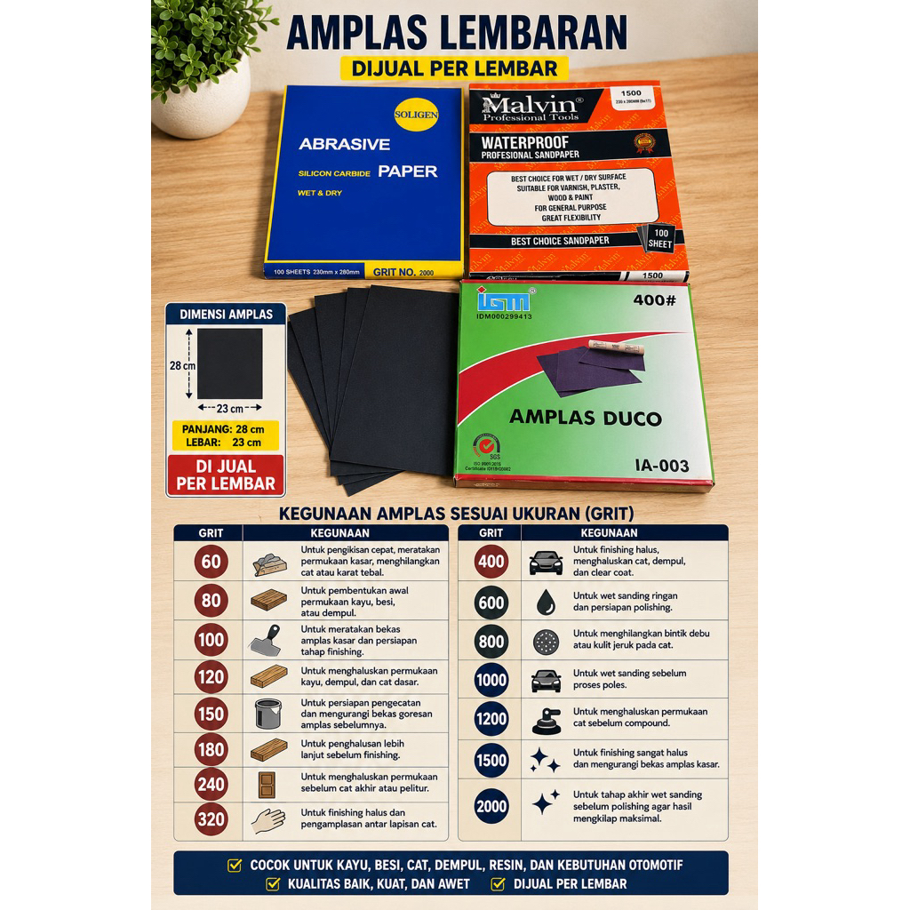 Jual Kertas Amplas Terlengkap & Harga Terbaru Juni 2026 | Shopee Indonesia