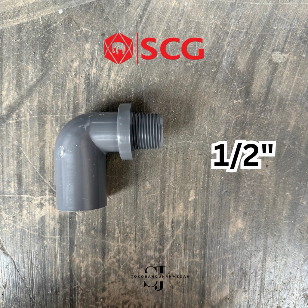Jual SCG Elbow Drat Luar AW 1/2 inch / Knie Elbo PVC Pipa | Shopee ...