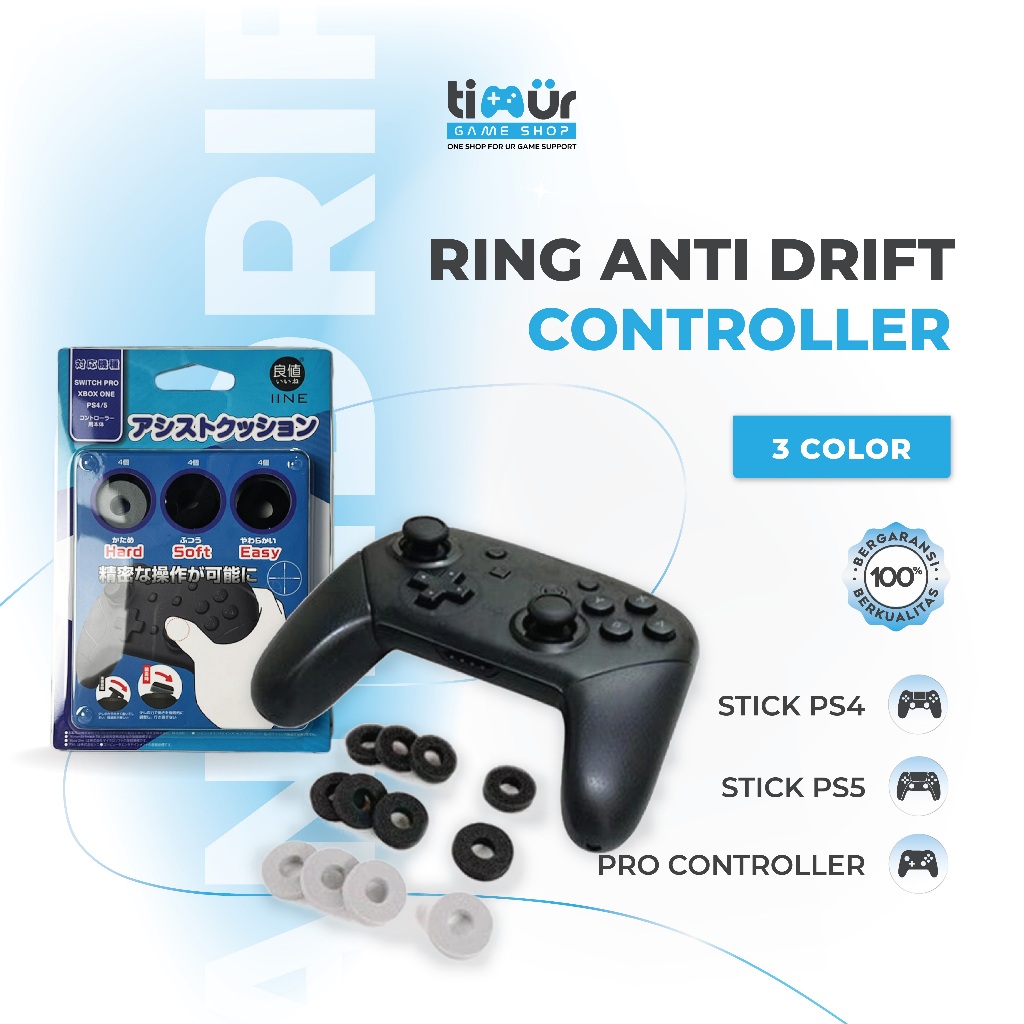 Jual IINE Ring Anti Drift Analog Pro Controller Nintendo Stick PS3 PS4 ...