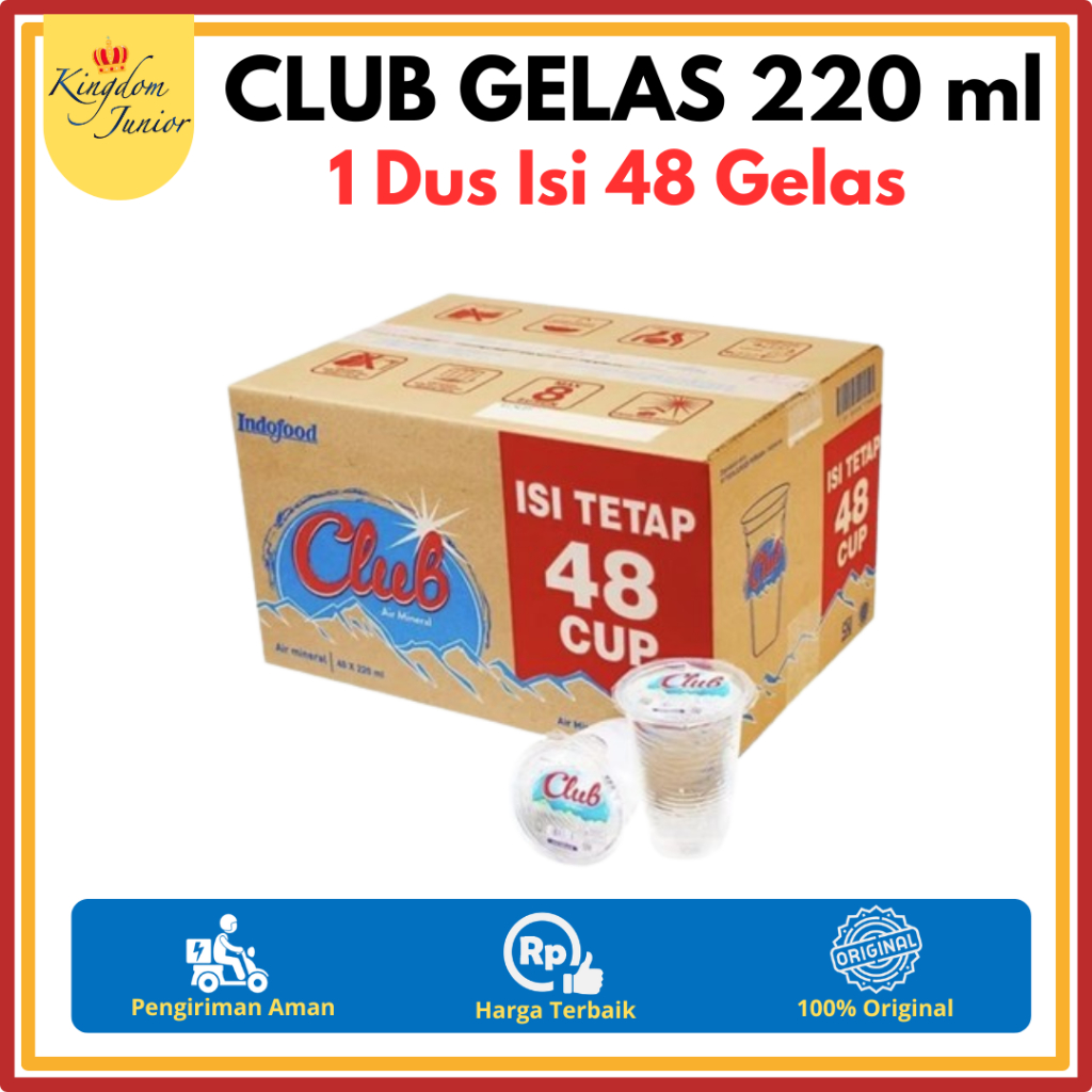 Jual Club Gelas 1 Dus Terlengkap & Harga Terbaru Juni 2026 | Shopee ...