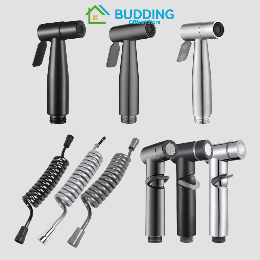 Jual SUS304 Jet Shower Toilet Hitam / Bidet Shower Cebok Sower Spray ...