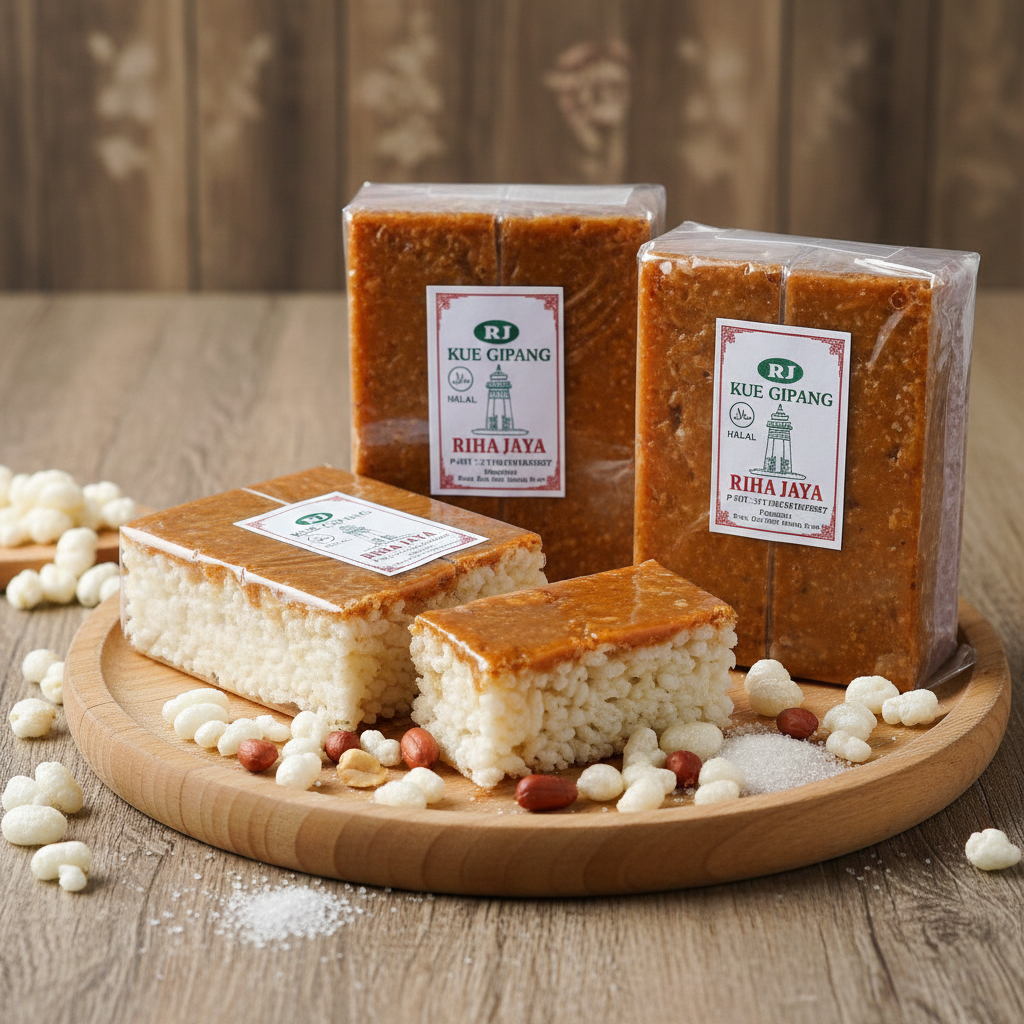 Jual kue GIPANG lapis selai kacang khas serang banten 300 gram / snack ...