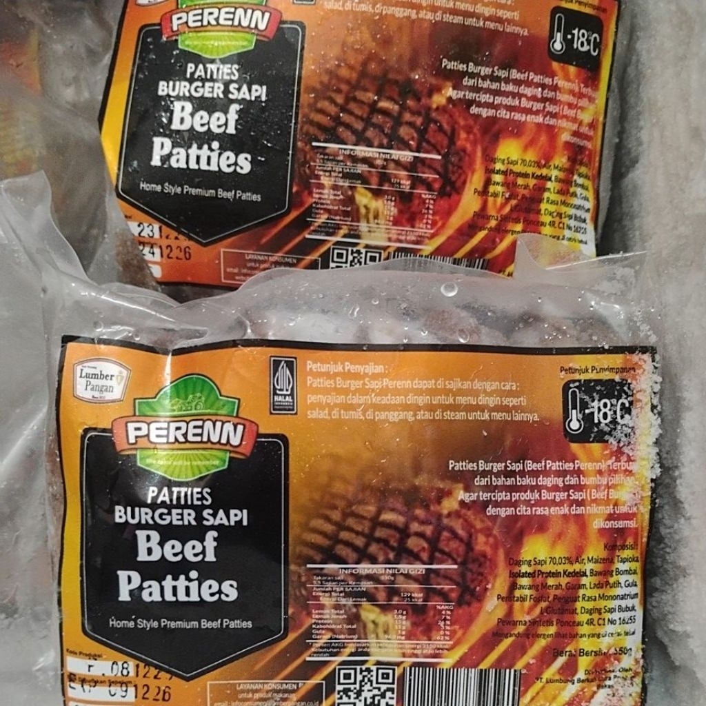 Jual Perenn Beef Patties 500gr | Shopee Indonesia