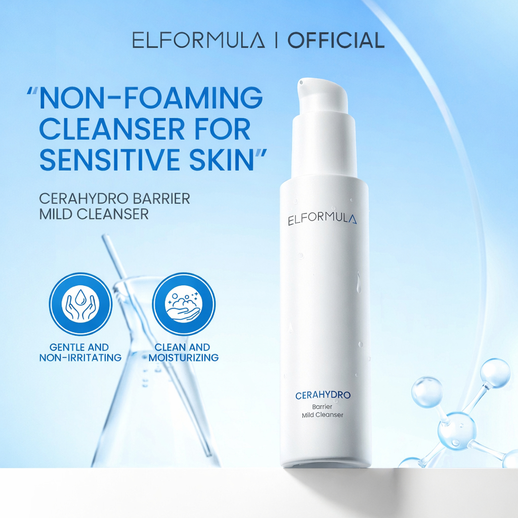 Jual ELFORMULA Cerahydro Mild Cleanser Facial Wash For Sensitive Skin ...