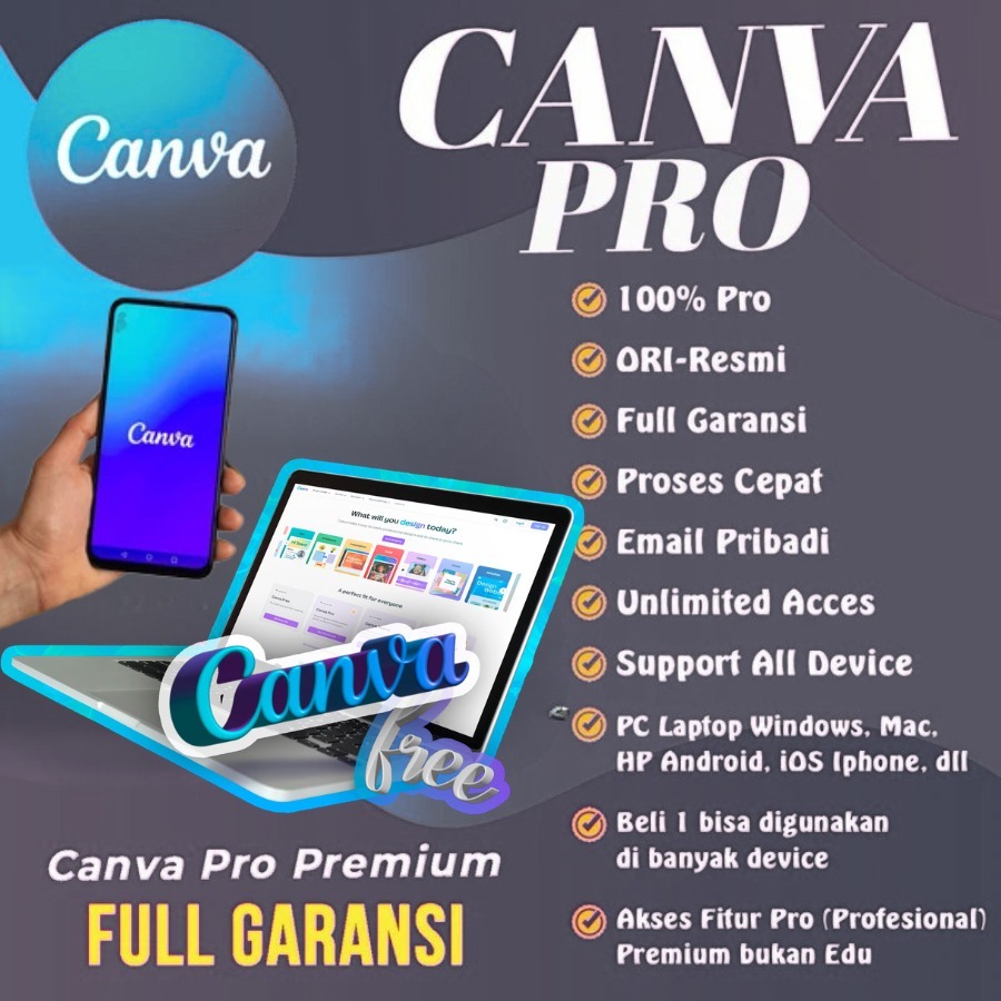 Jual Canva Pro Terlengkap & Harga Terbaru Mei 2026 | Shopee Indonesia