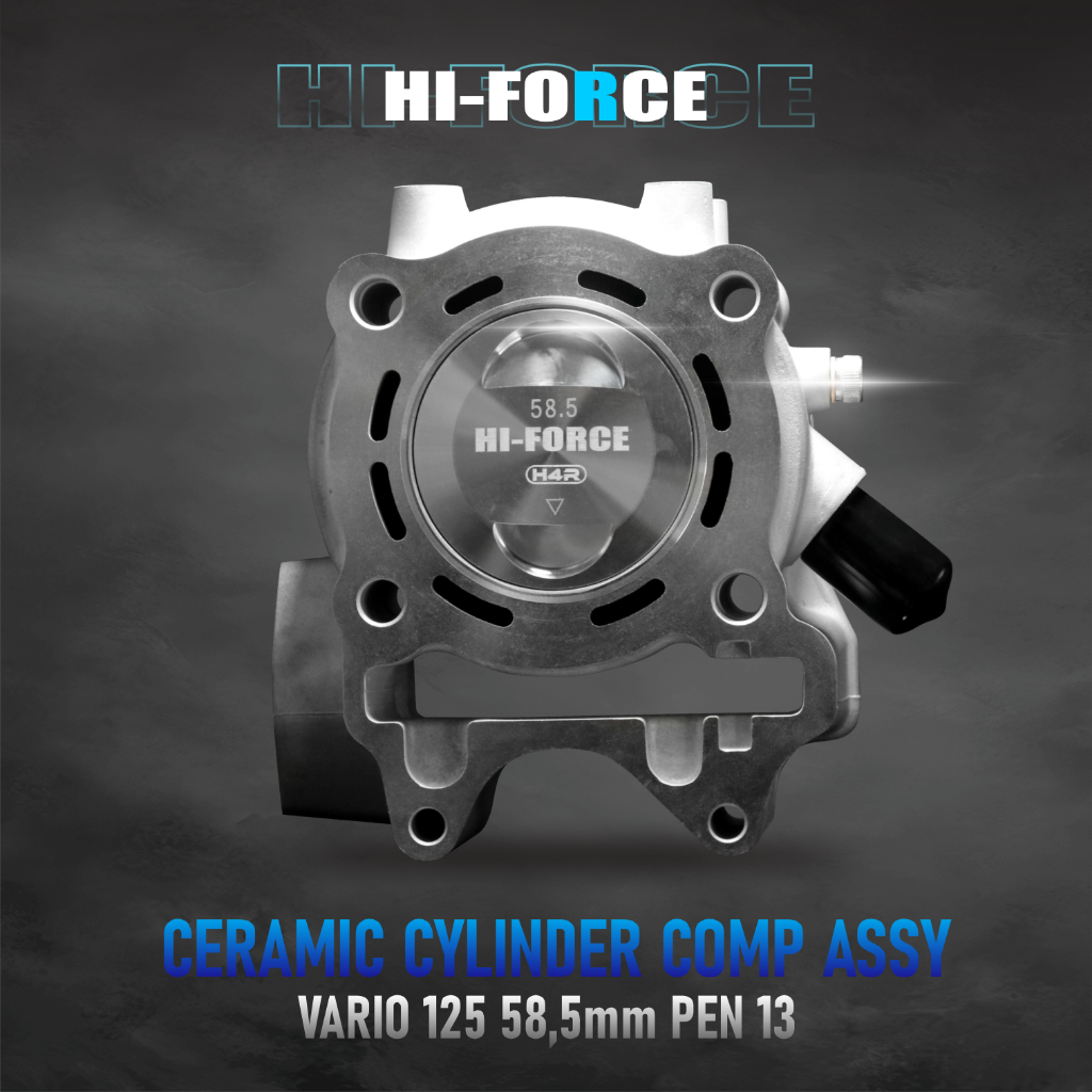 Jual H4R HI-Force Ceramic Cylinder Block - BLOK SEHER BORE UP VARIO 150 ...