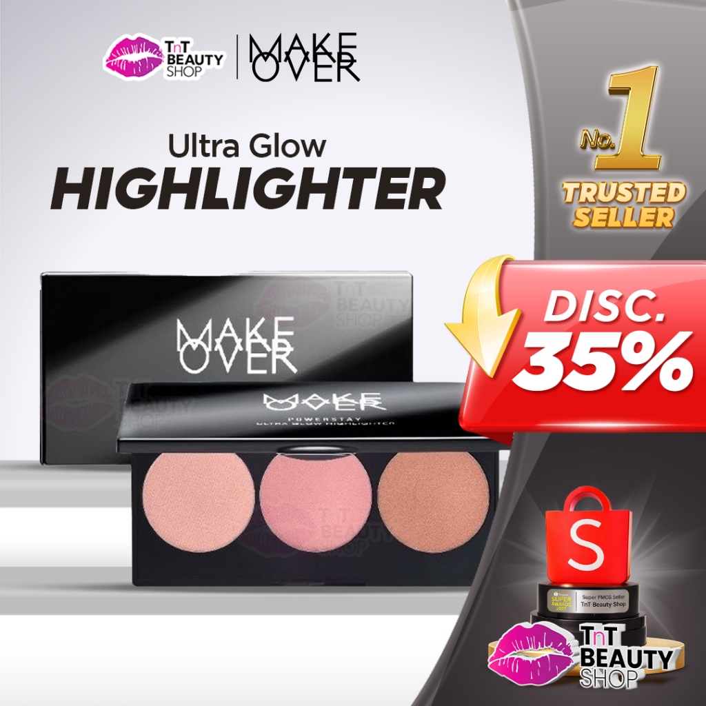 Jual MAKE OVER Powerstay Ultra Glow Highlighter - Highlighter | TnT ...