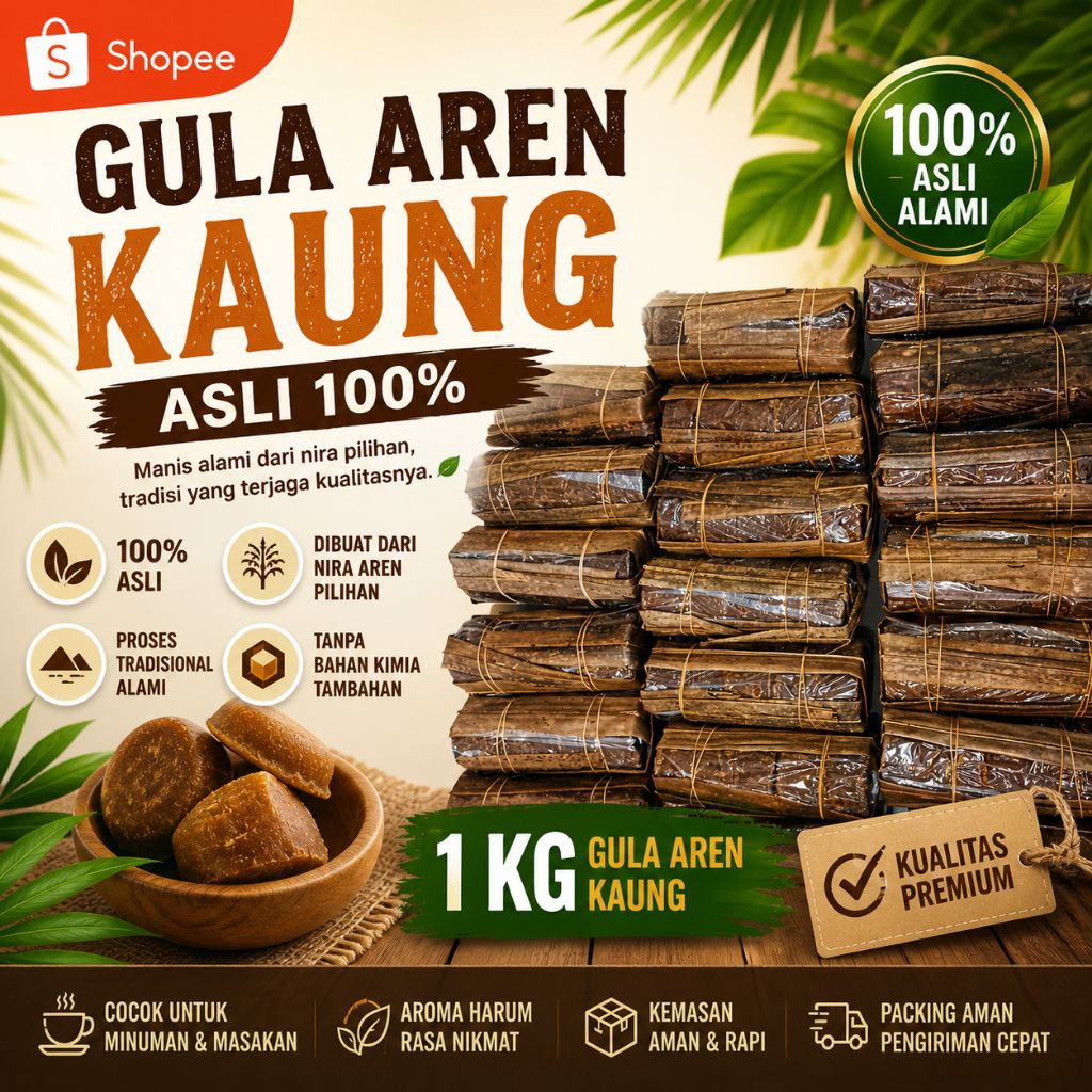 Jual Gula Aren 1 kg Terlengkap & Harga Terbaru Juni 2026 | Shopee Indonesia