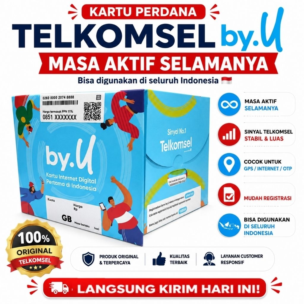 Jual Kartu Byu Telkomsel Terlengkap & Harga Terbaru Juni 2026 | Shopee ...