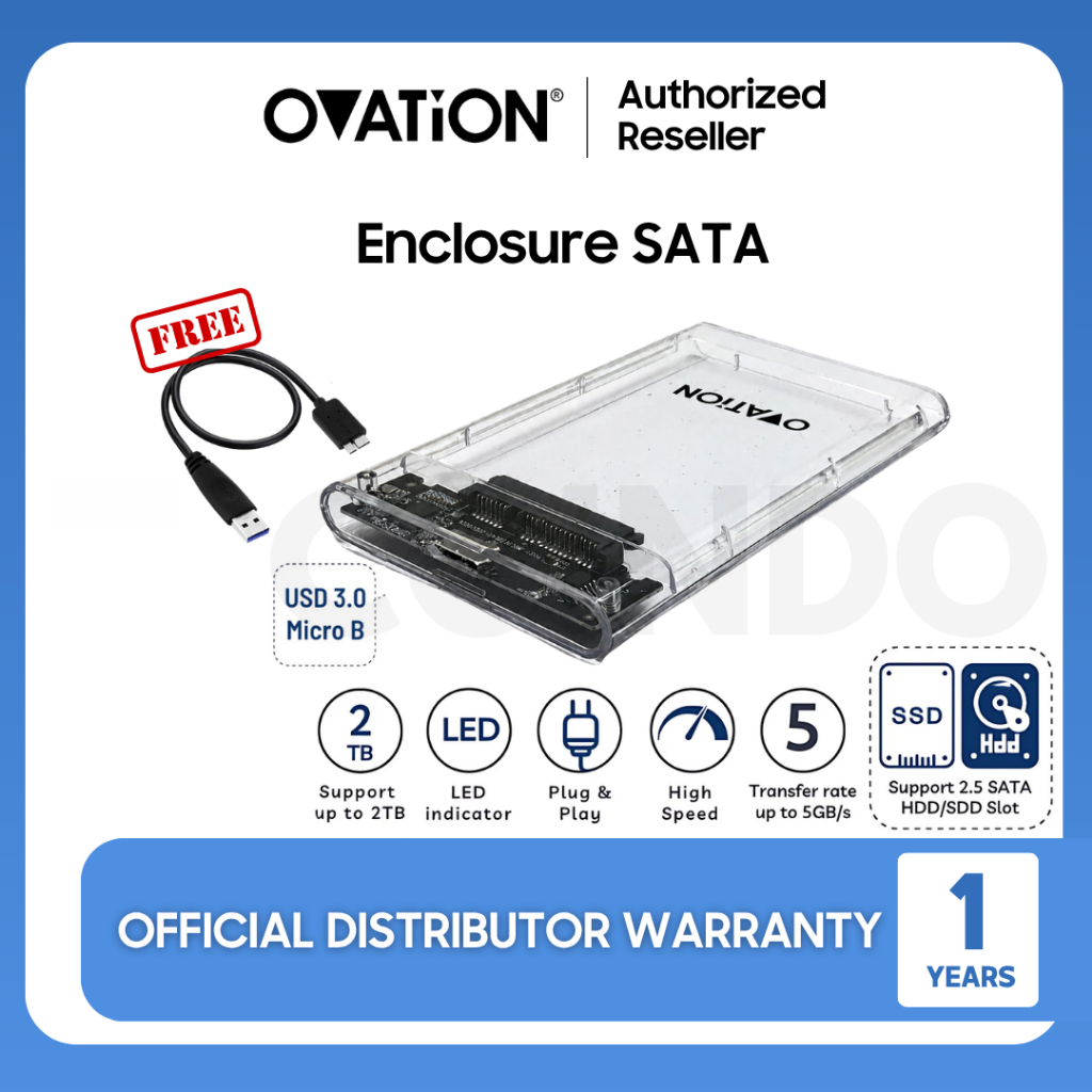 Jual OVATION 2139U3 HDD Enclosure SSD HDD Casing HDD Casing SSD ...