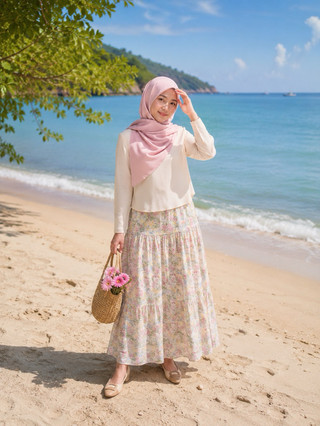 Jual Dear Lily Studio Rok Floral Premium – READY STOCK Sudah ...