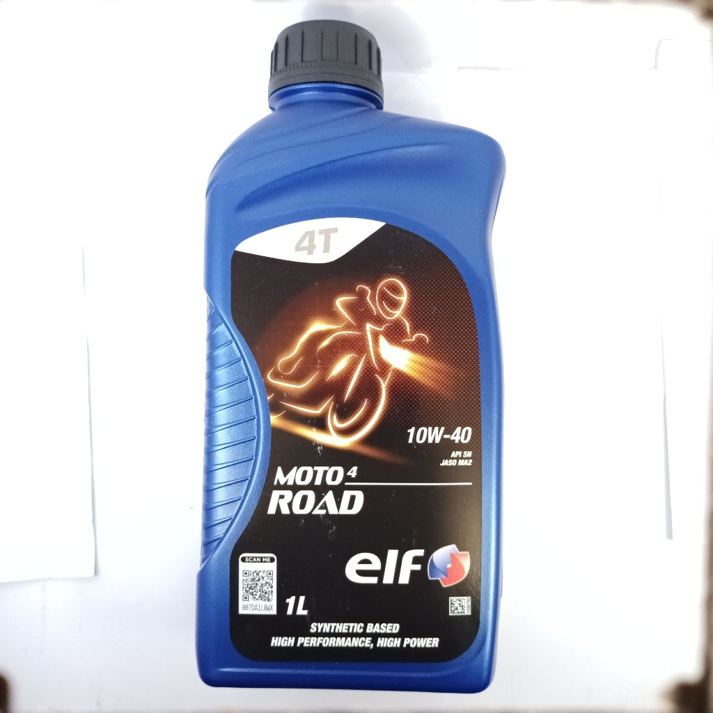 Jual ELF Moto 4 Road 10W40 Oli Semi Synthetic Motor Sport Universal 1L ...