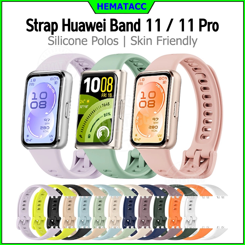 Jual Strap Huawei Band 11 / 11 Pro Polos Kancing Tali Jam Huawei Band ...