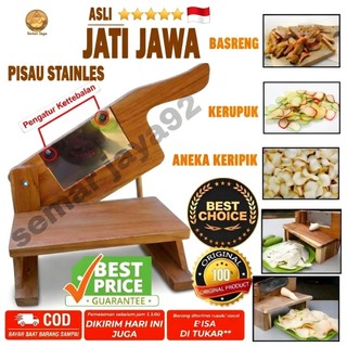 Jual BAHAN KAYU JATI ALAT PENGIRIS PEMOTONG SERBAGUNA UNTUK KERUPUK DAN ...