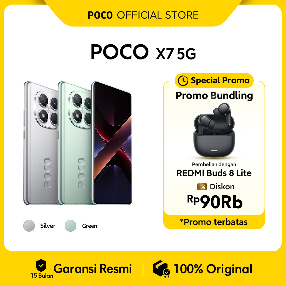 Jual Xiaomi Poco X7 Terlengkap & Harga Terbaru Juni 2026 | Shopee Indonesia
