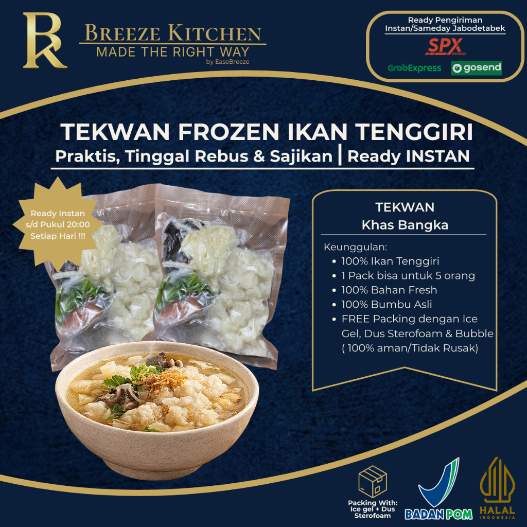 Jual Tekwan Frozen Ikan Tenggiri Asli - Isi 5 Porsi Bumbu Sayur Lengkap ...