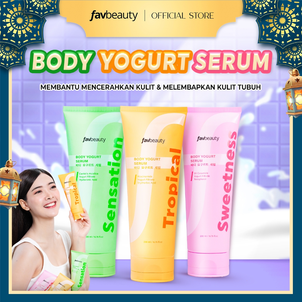 Jual [TURUN HARGA] Fav Beauty Yogurt Body Serum | Brightening Back Acne ...