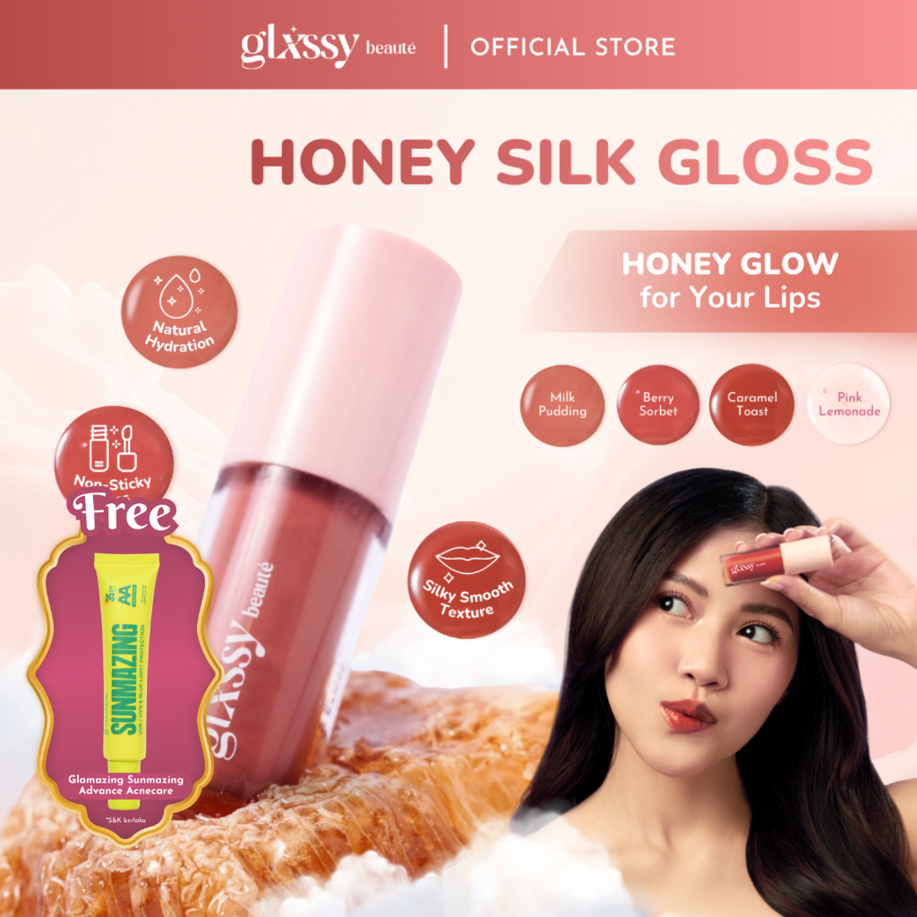 Jual Glxssy Beaute Honey Silk Gloss - Lip Gloss Series | Shopee Indonesia