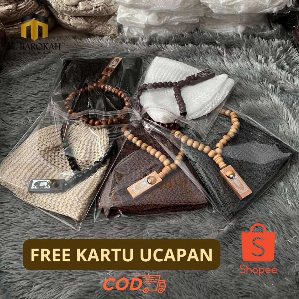 Jual ELBAROKAH99 Peci dewasa Premium, oleh-oleh haji dan umroh, peci ...
