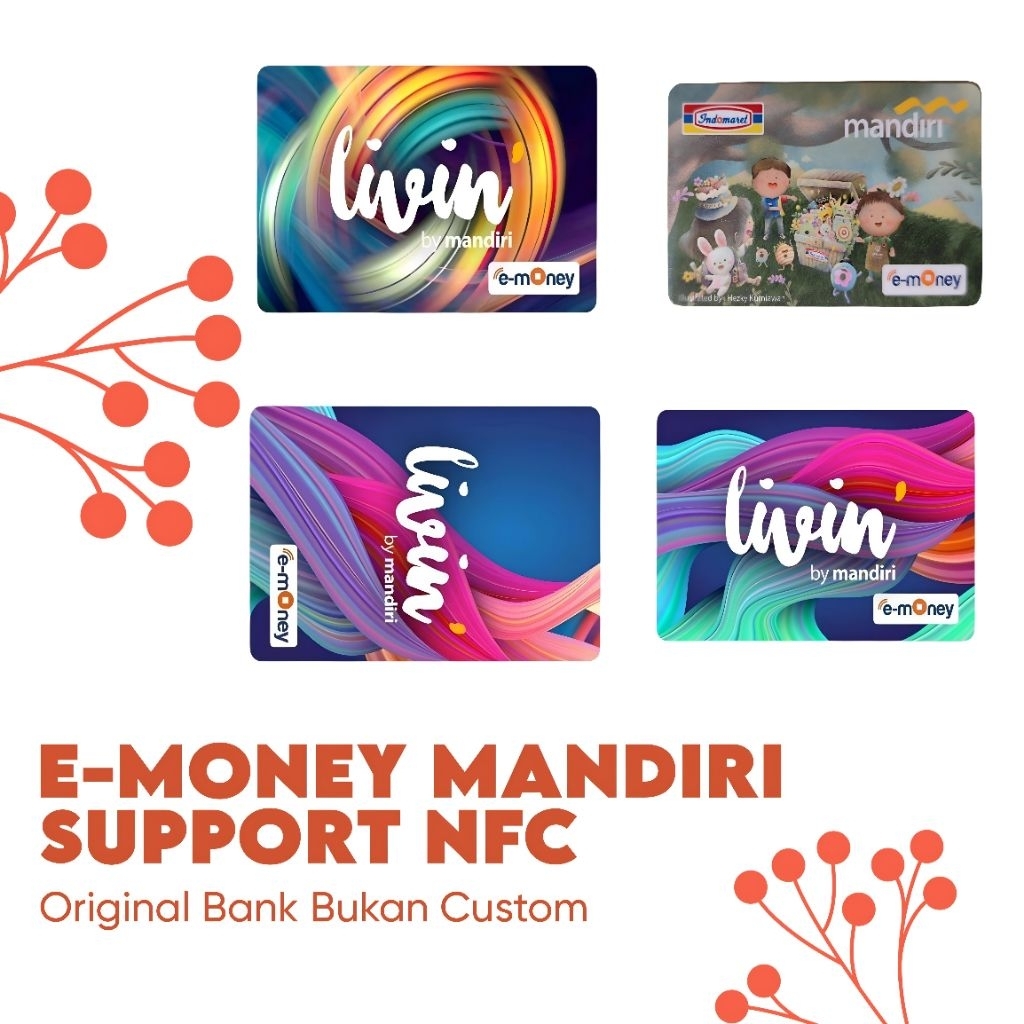 Jual Kartu E-Money Mandiri Motif Acak Baru/ Kartu Mandiri/ E-money ...