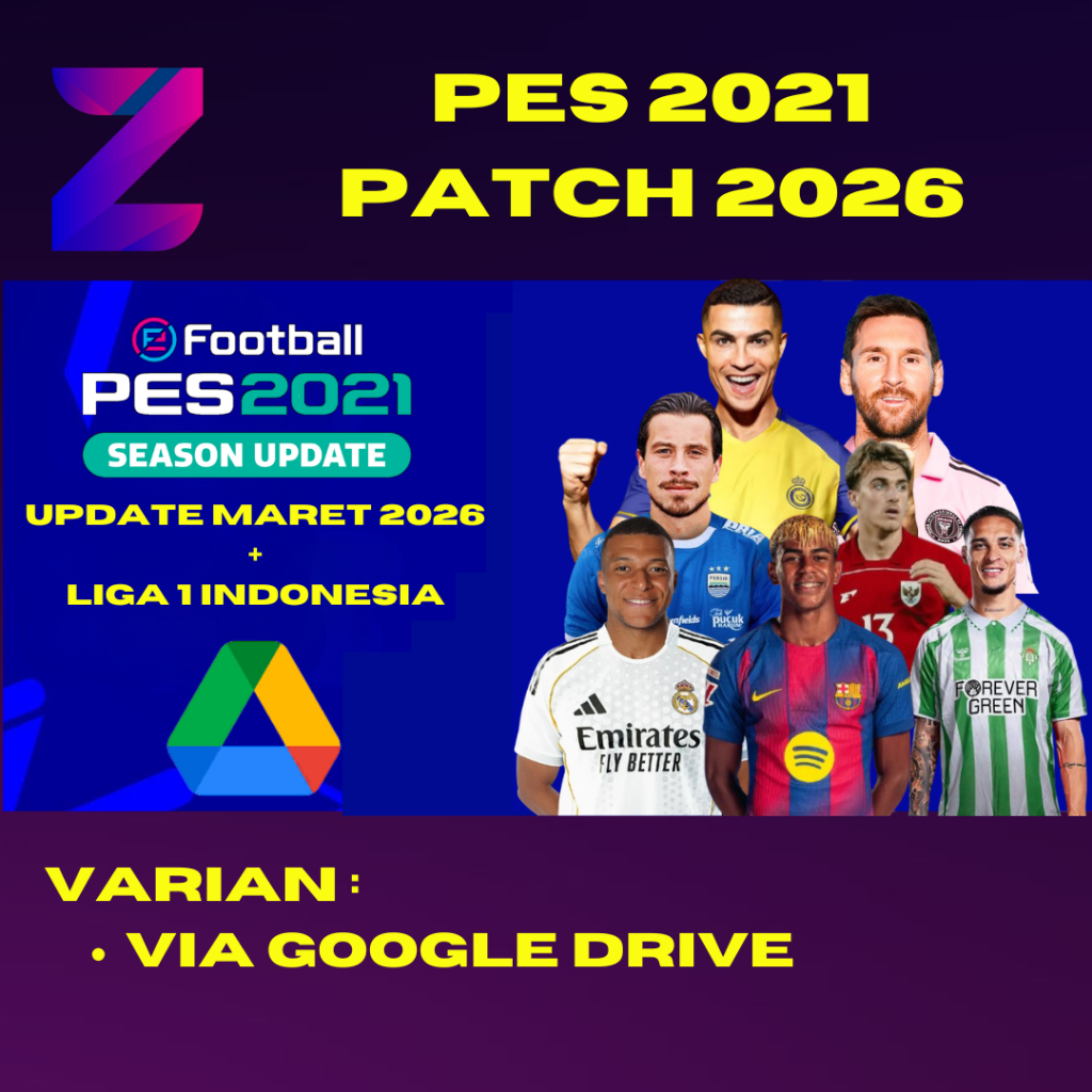 Jual PES 2021 PATCH 2025 Update Terbaru + BRI LIGA 1 Game eFootball Pro ...