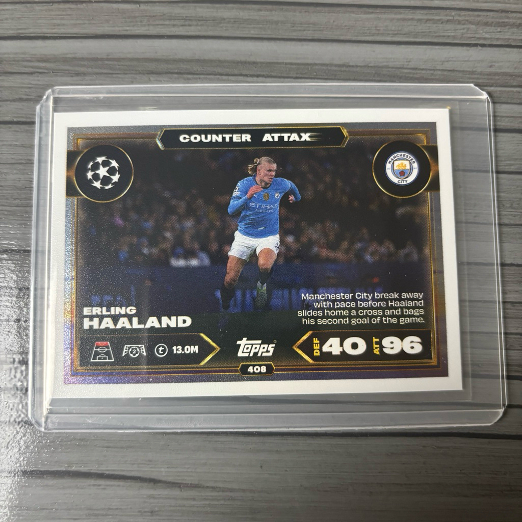 Jual Kartu Bola Haaland Counter Attax Topps Match Attax 2026 Manchester ...