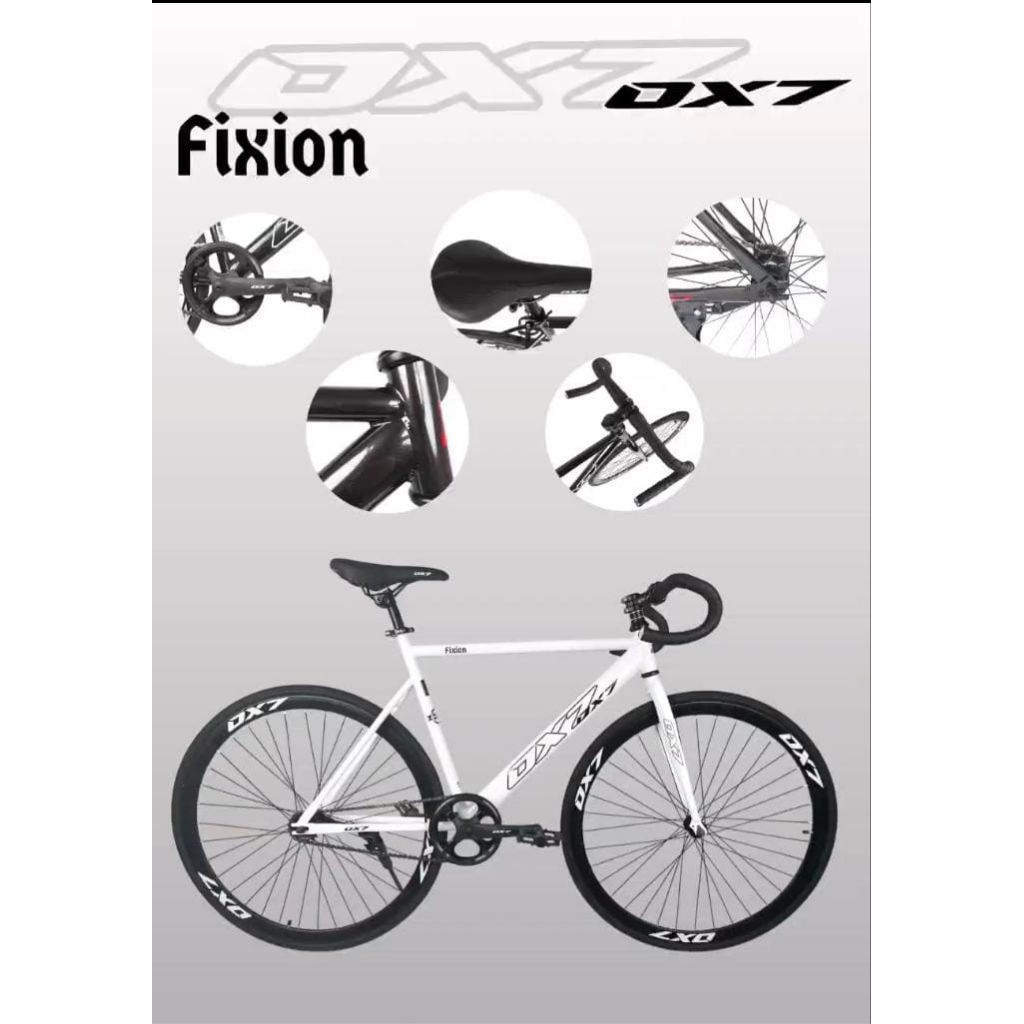 Jual SEPEDA FIXIE OX7 REM TORPEDO / ROAD BIKE / SEPEDA BALAP | Shopee ...
