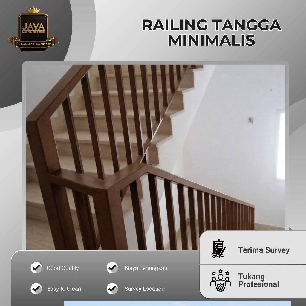 Jual RAILING TANGGA HOLLOW MINIMALIS/JARING EXPANDA/PLAT PERFORATED ...
