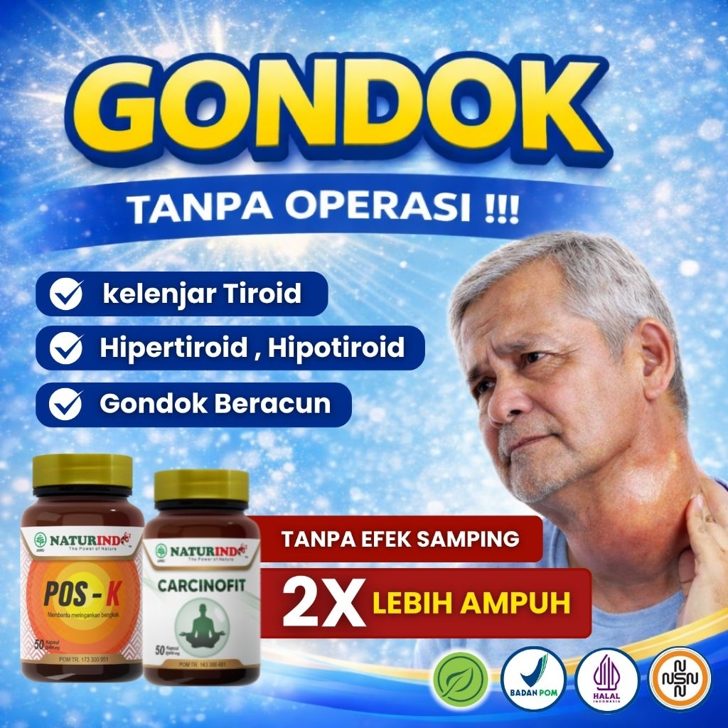 Jual Obat Benjolan di Leher Hipertiroid Hipotiroid Gondok Kelenjar ...