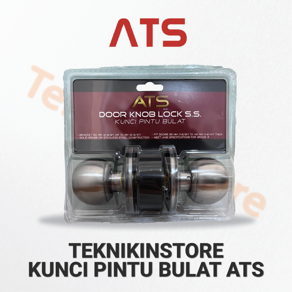 Jual Kunci Pintu Bulat ATS 587 SS - Door Knob Lock S.S. - Selot Konci ...
