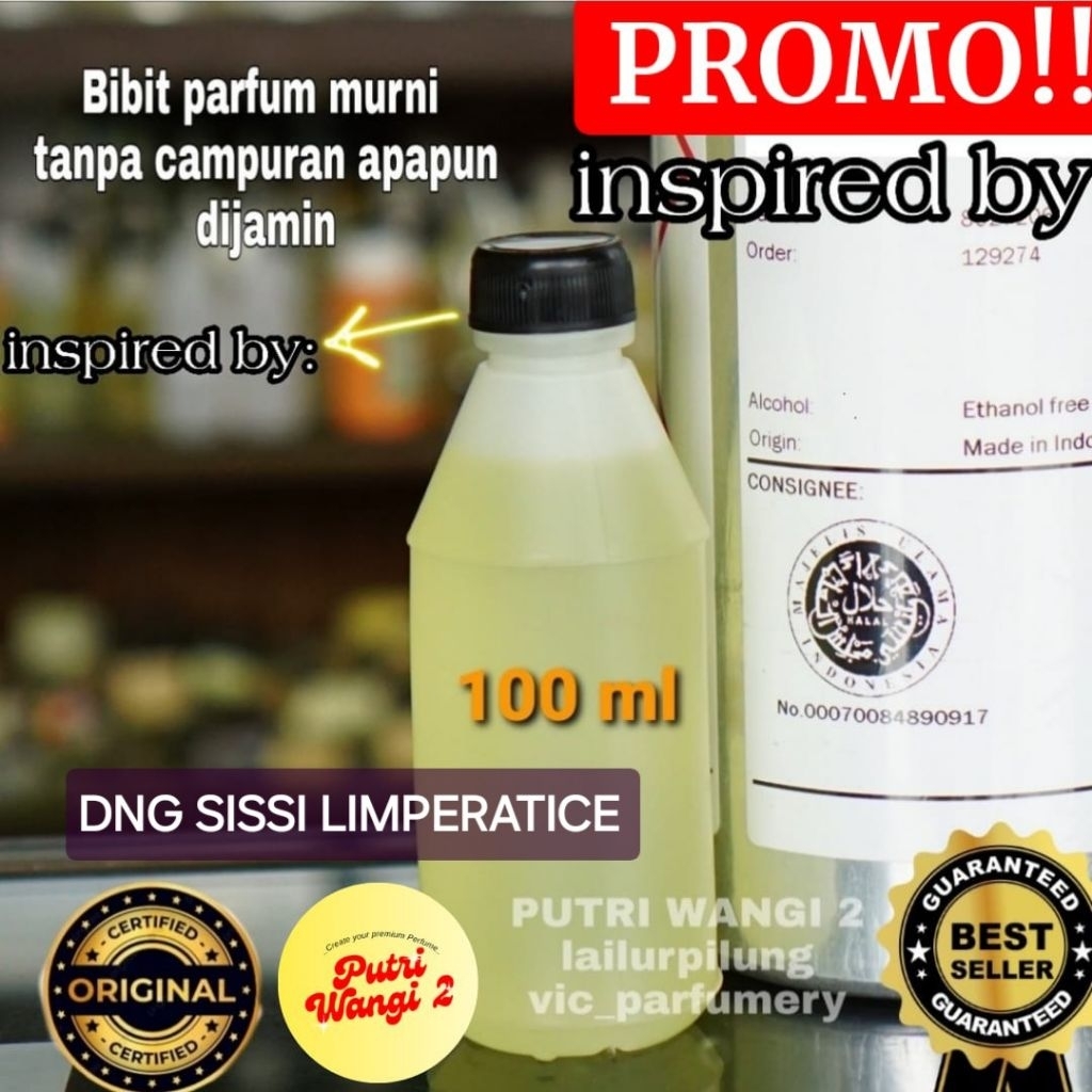 Jual Dng SISSI limperatice 100ML / 10ml/50ml BIBIT PARFUM MURNI ...