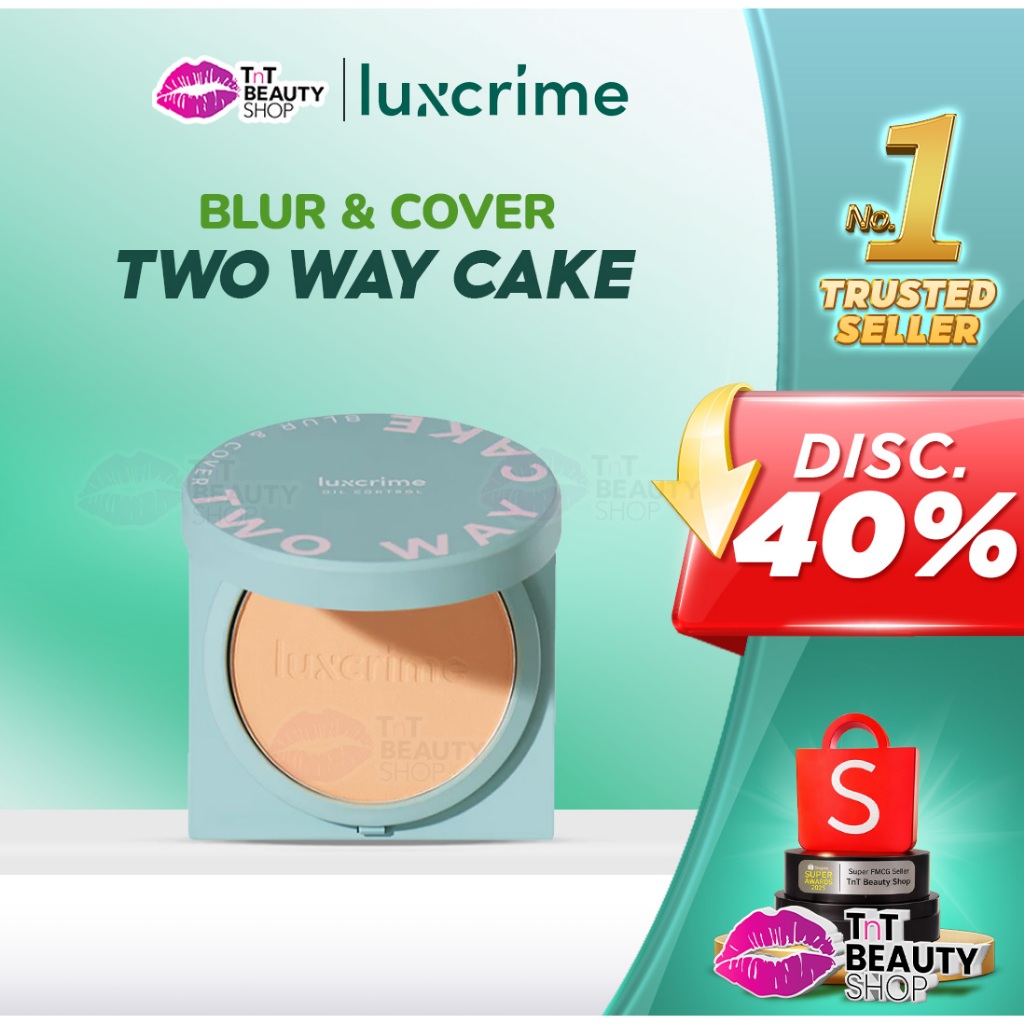 Jual Luxcrime Blur & Cover Two Way Cake - TWC | TnT Beauty Shop ...