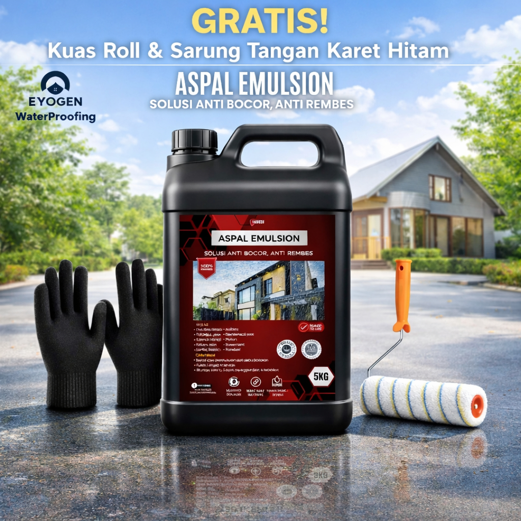 Jual Aspal Cair 5 Kg Pelapis Anti Bocor Paling Ampuh Waterproof Dak ...