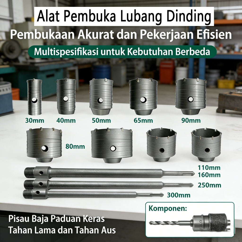 Jual Mata Bor Hole Saw beton_mata bor tembok beton_Pelubang Beton ...
