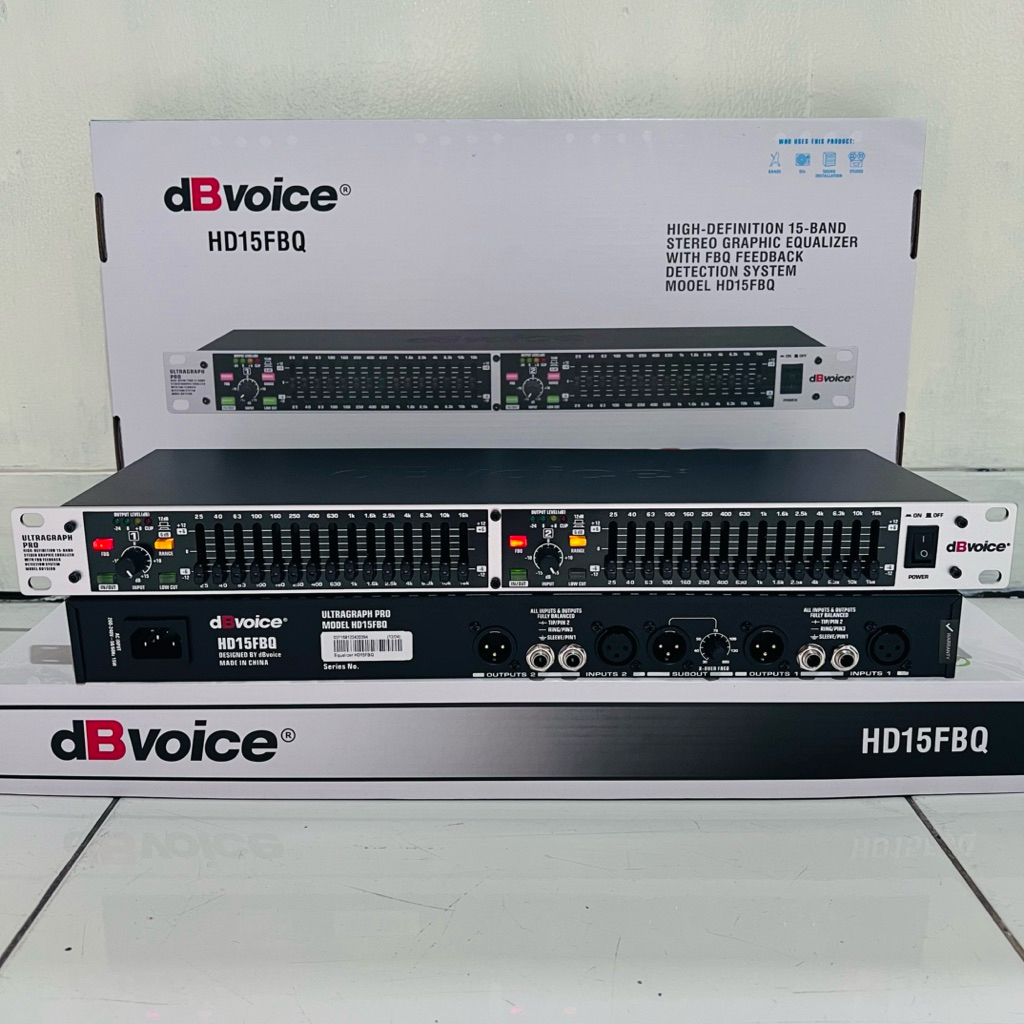 Jual Equaliser dBvoice HD 15 FBQ Original Equalizer HD15 FBQ With ...