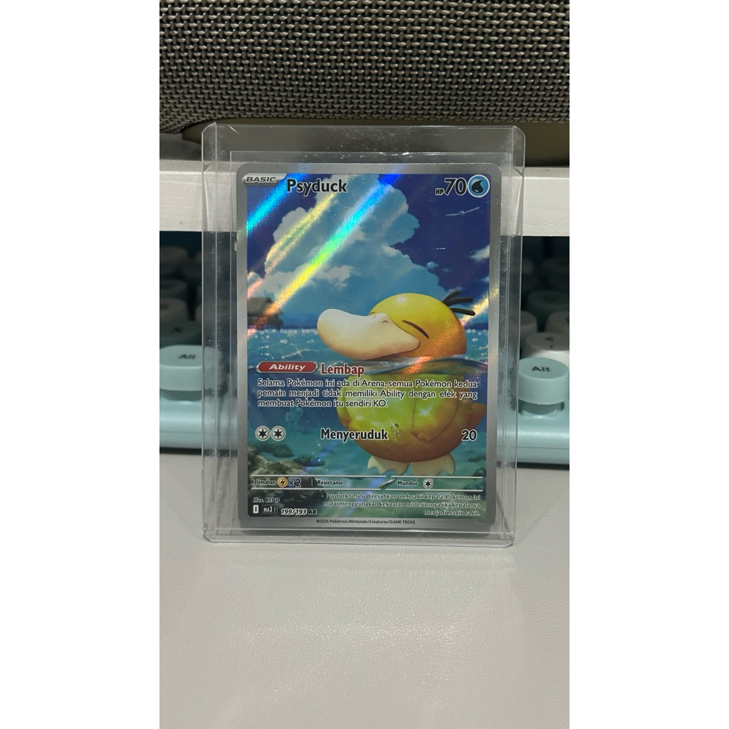Jual (ID) Psyduck MA3 199/193 AR - Kartu Pokemon Mega Impian TCG ...