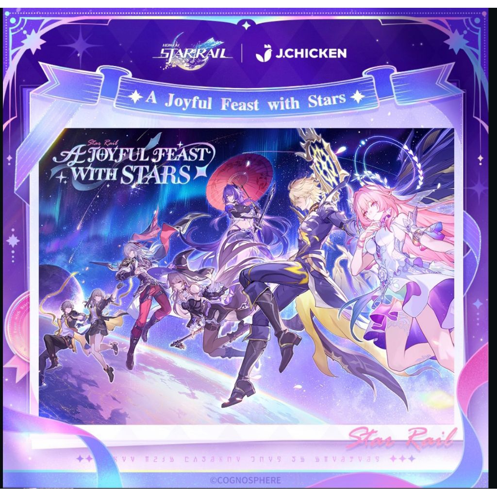 Jual Merchandise Collab Honkai Star Rail (HSR) x JChicken A Joyfull ...