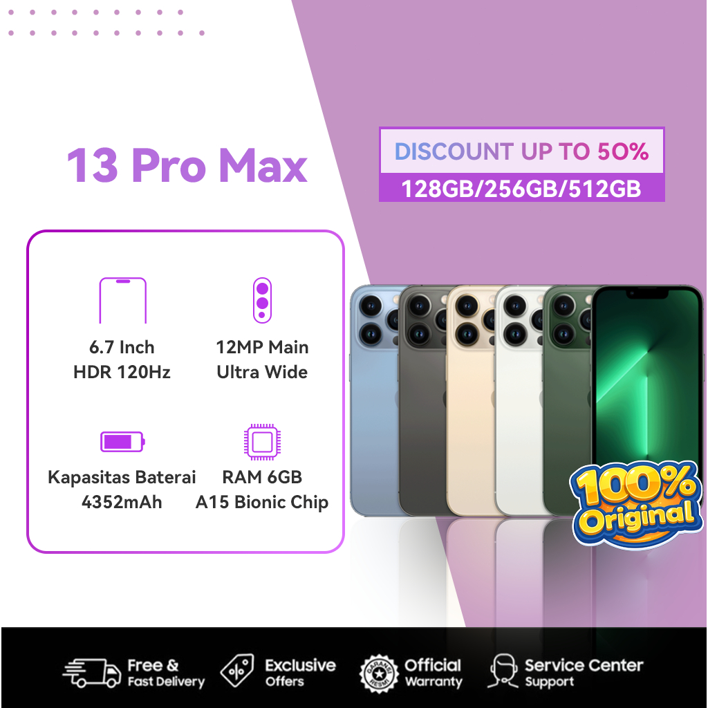 Jual IPhone 13 Pro Max 256GB Terlengkap & Harga Terbaru Mei 2026 ...