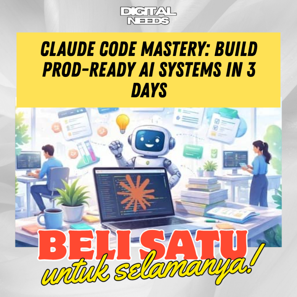 Jual [e-course] Belajar Claude Code Mastery - Build Prod-Ready AI ...