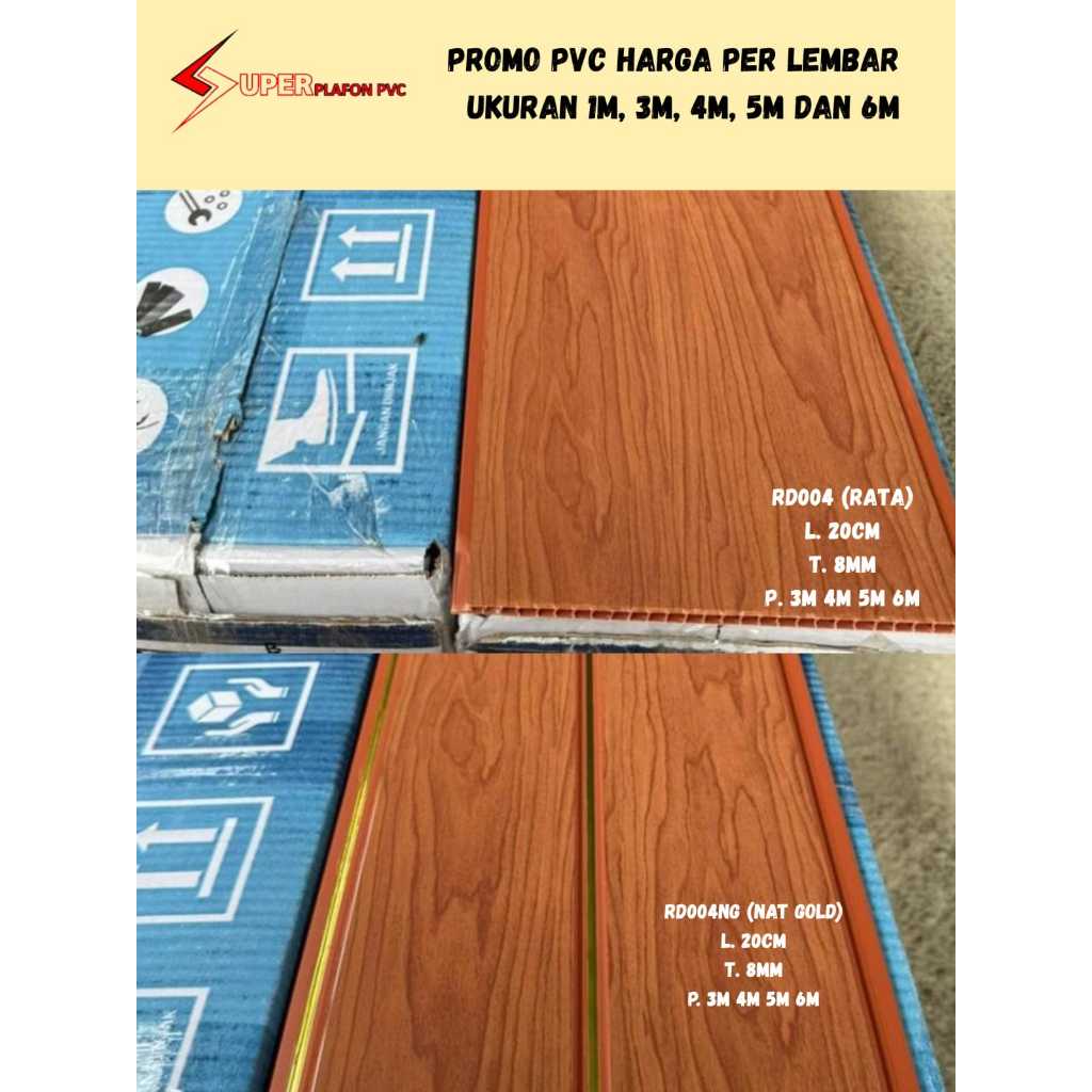 Jual Plafon PVC Per Lembar Terlengkap & Harga Terbaru Juni 2026 ...