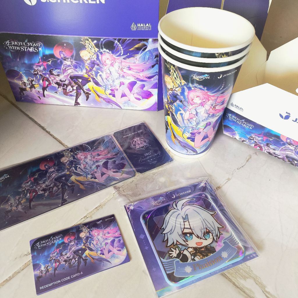 Jual Merchandise Collab Honkai Star Rail (HSR) x JChicken A Joyfull ...