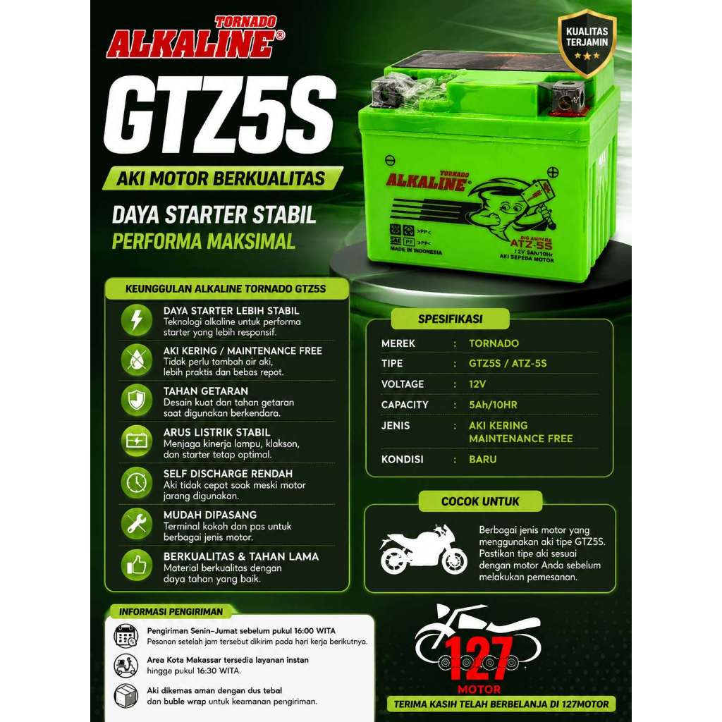 Jual Aki Motor Matic Harga Terlengkap & Harga Terbaru Juni 2026 ...